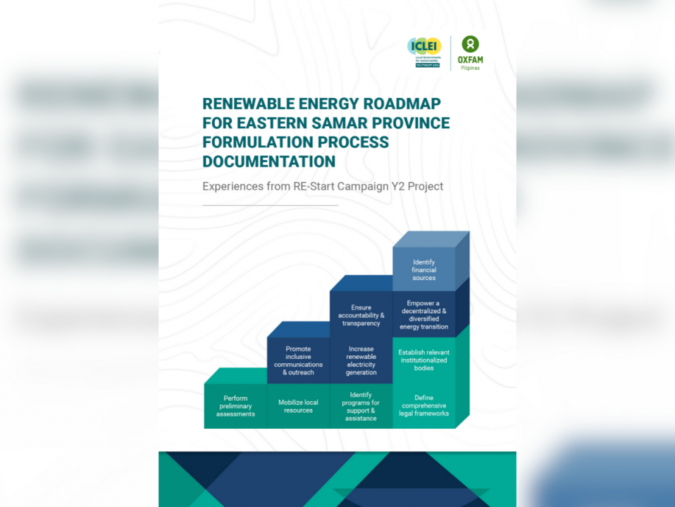 Renewable Energy Roadmap for Eastern Samar Province Formulation Process ...